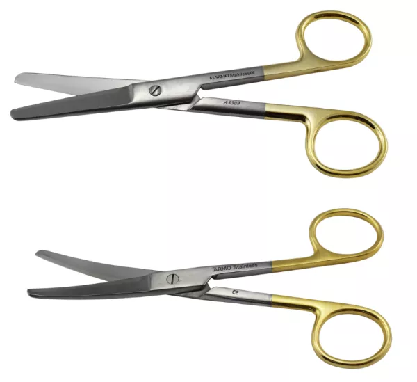 Sound Vet on-line Surgical Scissors - BLUNT/BLUNT Tungsten Carbide - Sup...