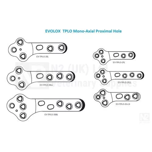 Sound Vet on-line Evolox TPLO Plate - Mono-Axial Proximal Hole