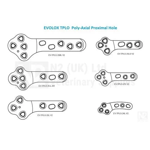 Sound Vet on-line Evolox TPLO Plate - Poly-Axial Proximal Hole