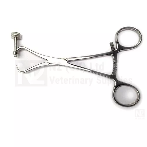 Sound Vet on-line Plate Holding Forceps with Drill Guide - Ratchet